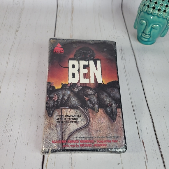 Media | Ben Original Motion Picture Sealed Vhs Horror Film | Poshmark